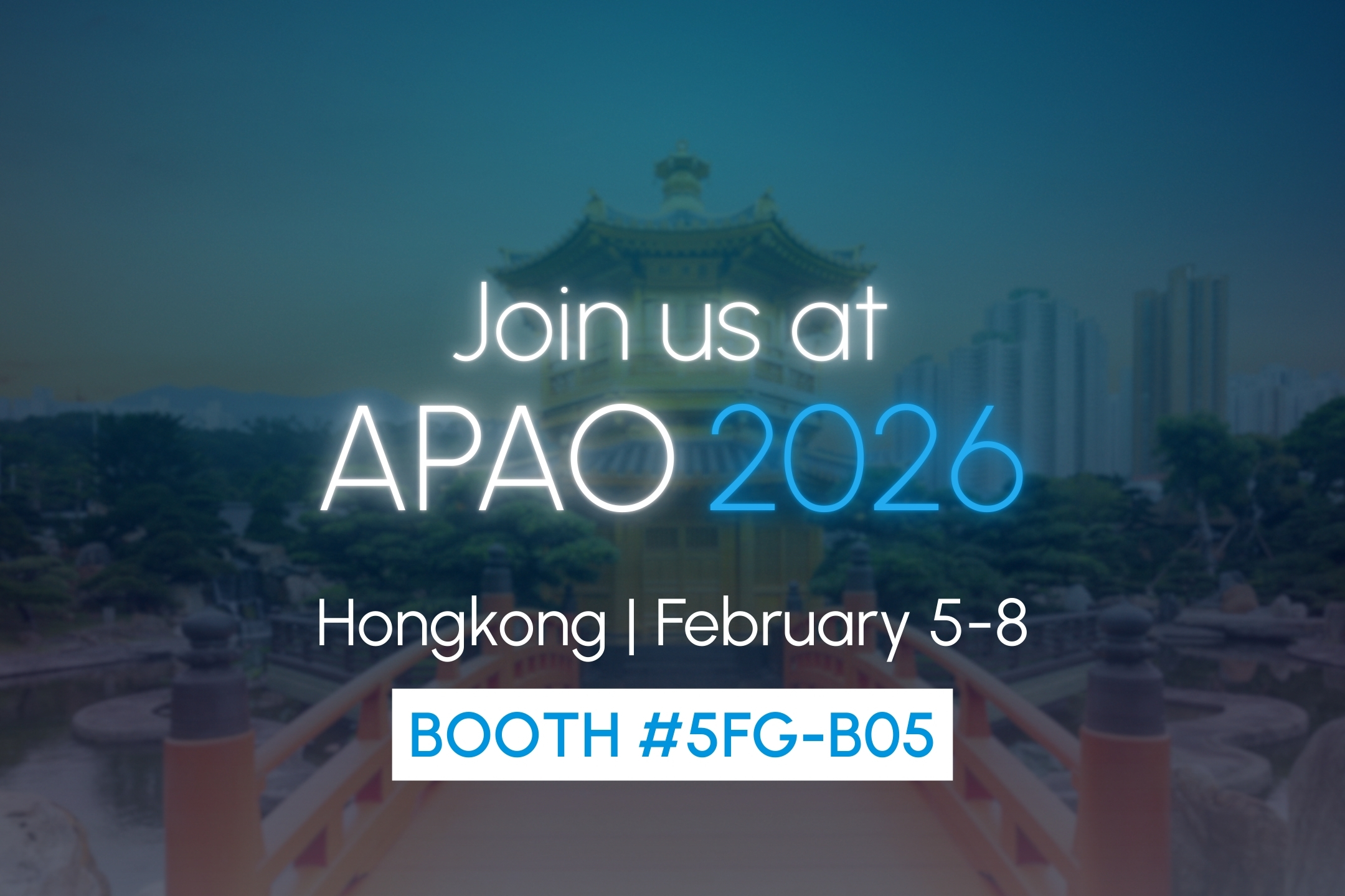 Meet us at APAO 2026 in Hong Kong – optopol.com